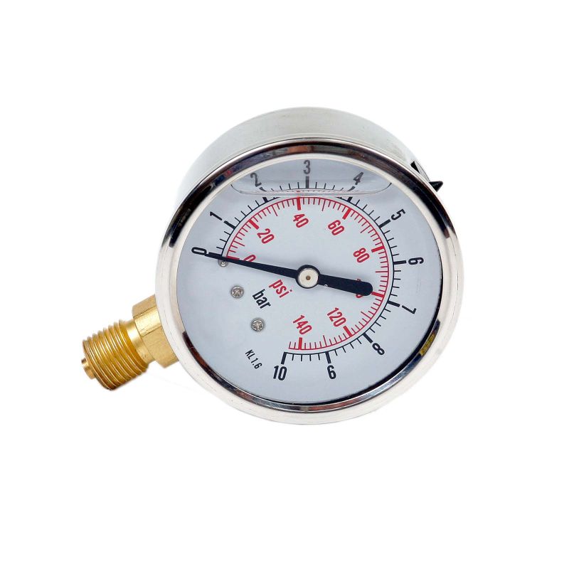 Manometer aus Edelstahl 0-6 BAR